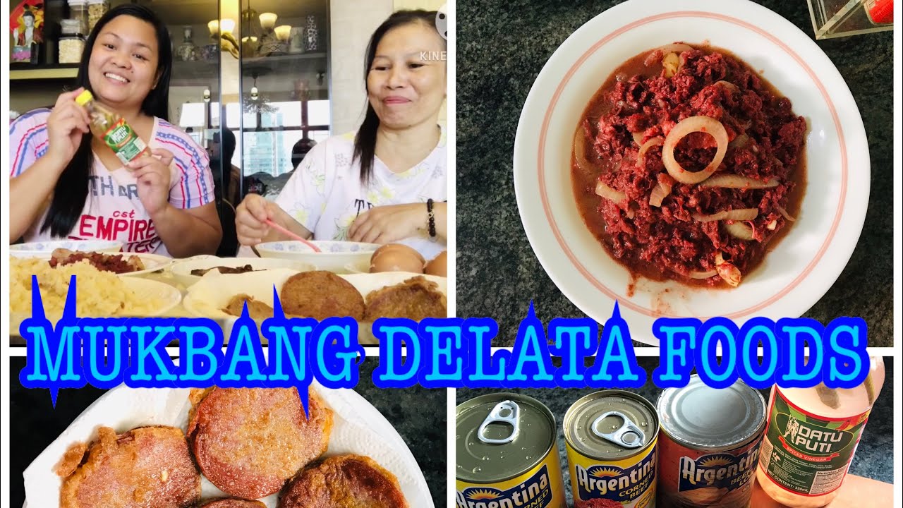 MUKBANG PINOY FOODS(de-lata) - YouTube