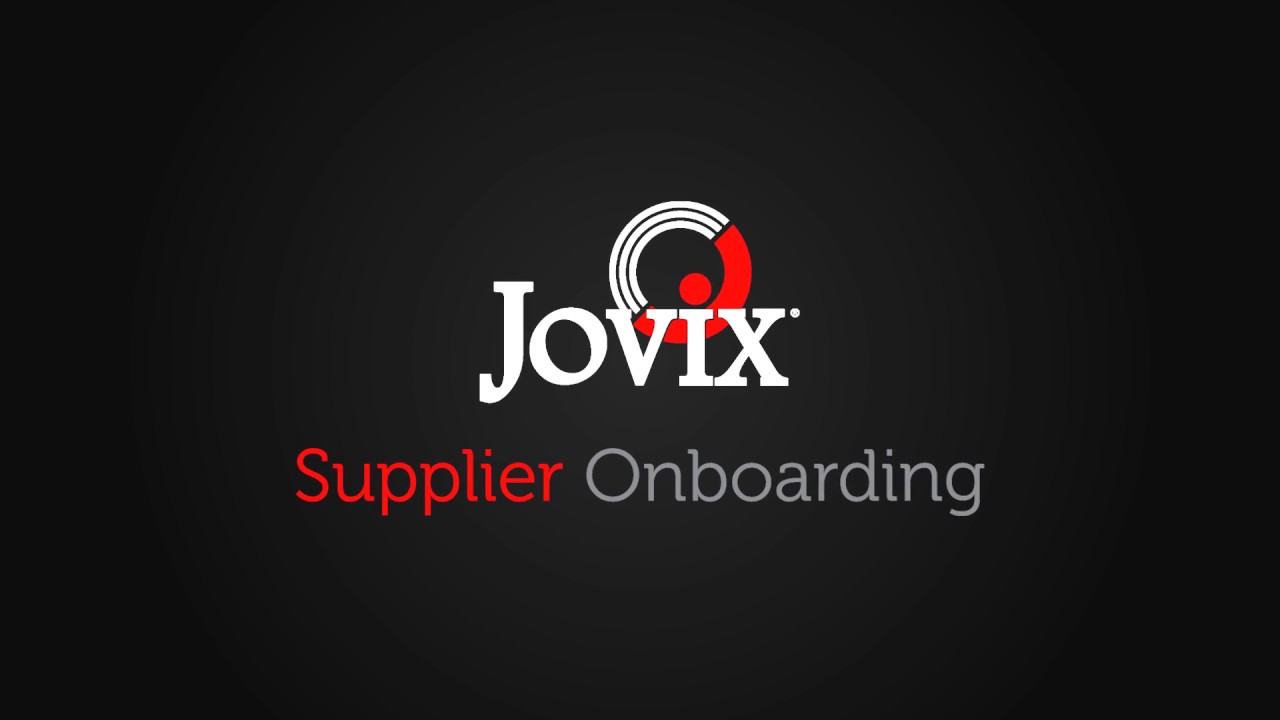 Jovix - Supplier Onboarding - YouTube