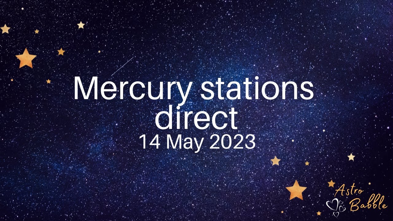 Mercury stations direct - 14 May 2023 #mercurystationsdirect - YouTube