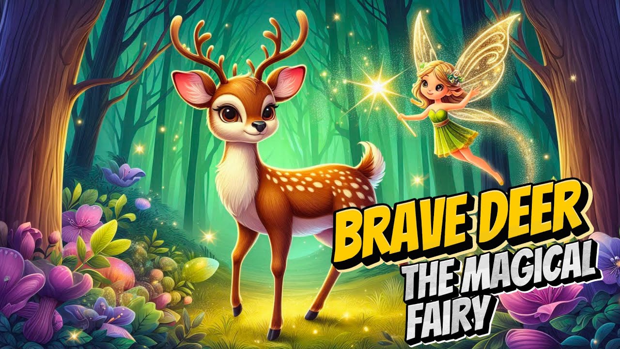 The Brave Deer and the Magical Fairy | Inspirational Story for Children ...