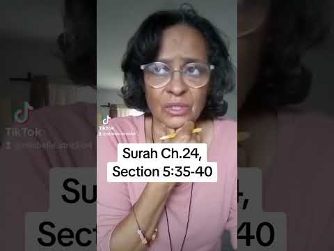 Surah Ch. 24, section 5:35-40 - YouTube