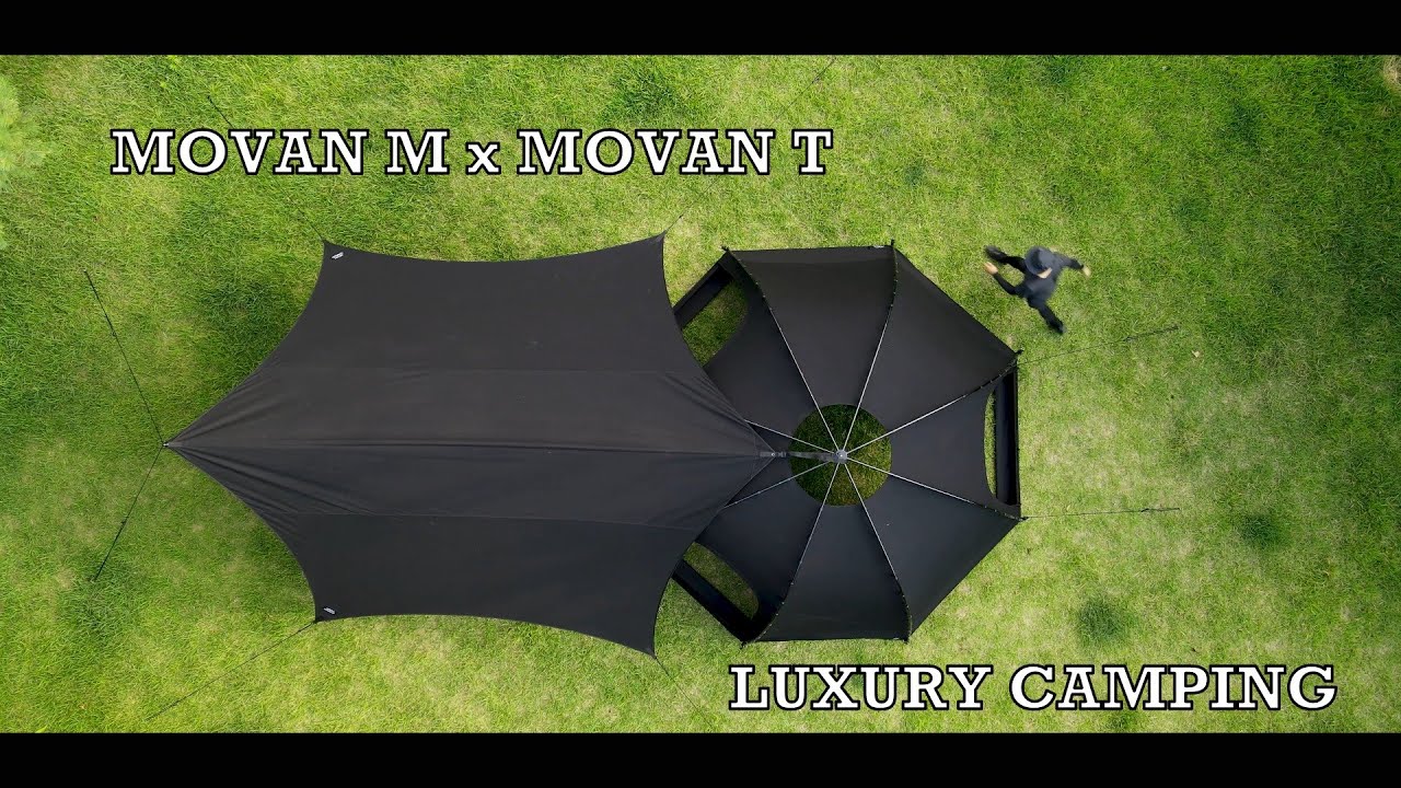 MOVAN M x MOVAN Tarp DOCKING SYSTEMㅣ텐트와 타프 도킹 시스템 - YouTube