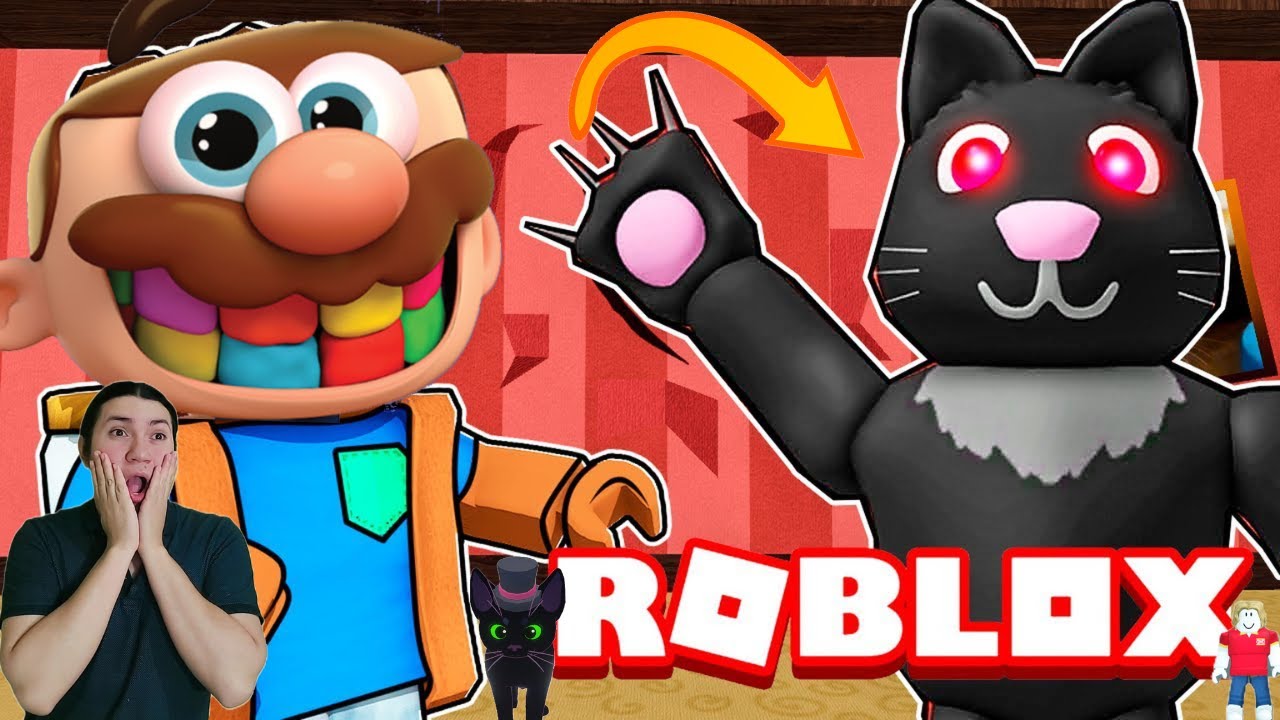 ME QUEDO ATRAPADO EN LA CASA DE MI GATO !ROBLOX! (SE VOLVIO MALO POR ...