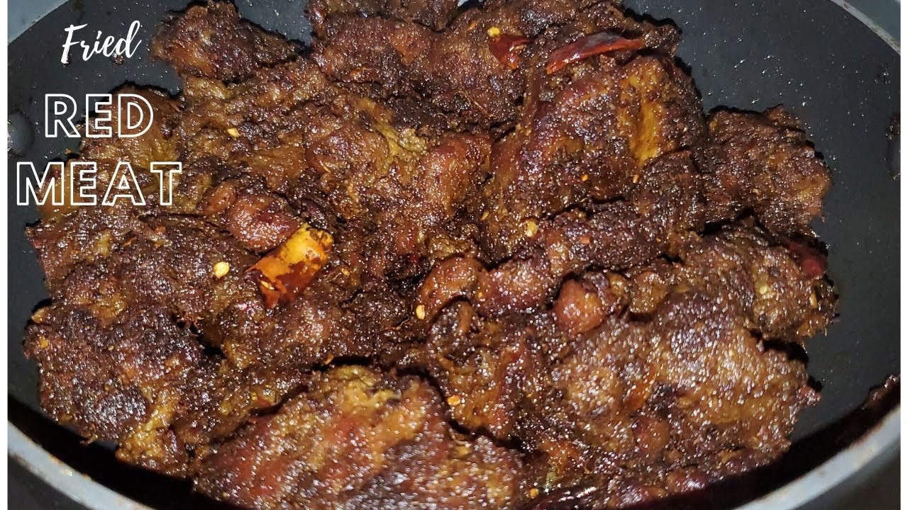 How To Make Fried Red Meat | মাংস ভাজার সহজ রেসিপি। Fried beaf | - YouTube