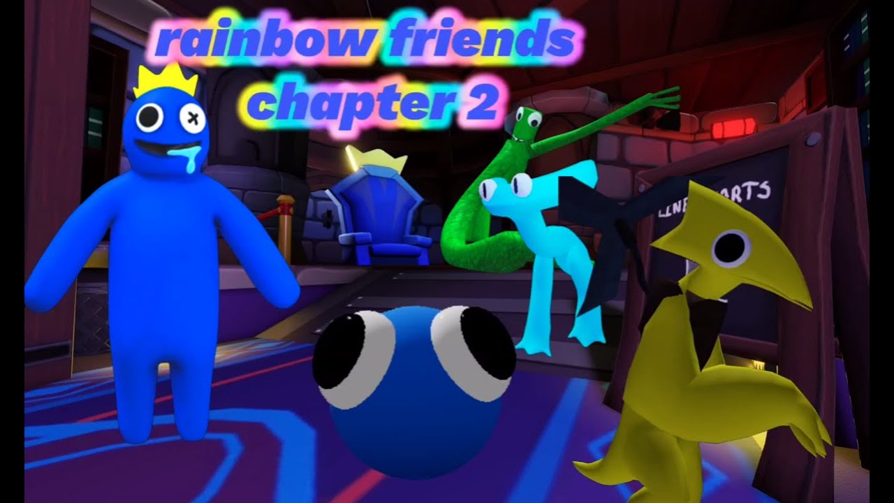 I beat rainbow friends chapter 2!!! FT (jetterbug and purple) - YouTube