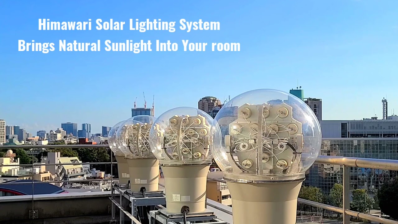 Himawari solar lighting system brings natural sunlight into your room ...