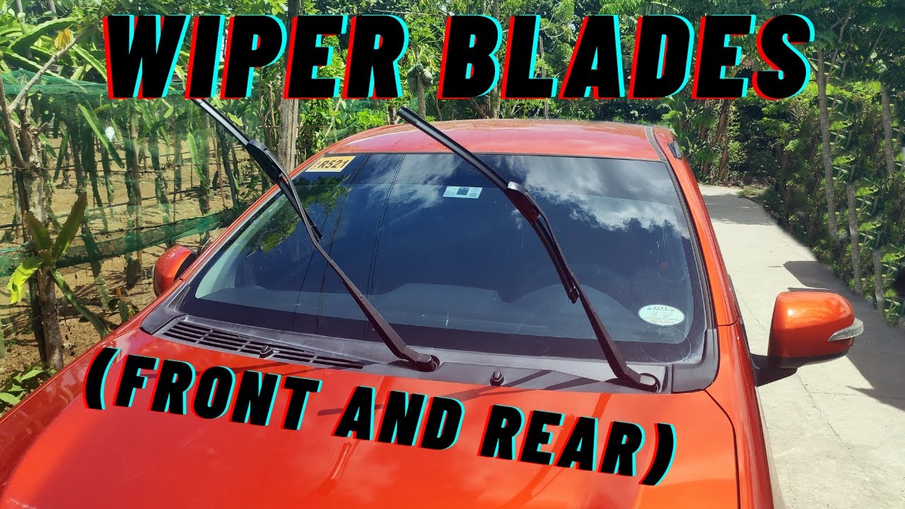 HOW TO CHANGE WIPER BLADES | TOYOTA WIGO (FRONT AND REAR) - YouTube