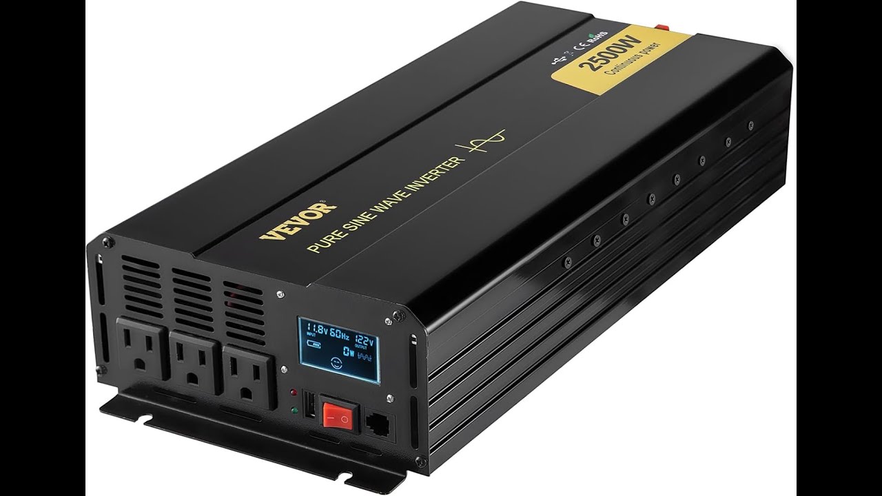VEVOR Pure Sine Wave Inverter Review – Pros & Cons - 2500 Watt Power ...