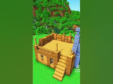 Basic Minecraft house tutorial - YouTube