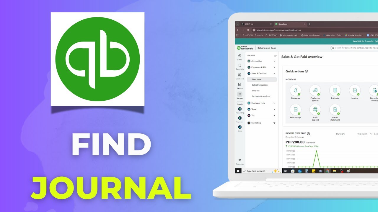 How to Find Journal Entries in QBO - YouTube
