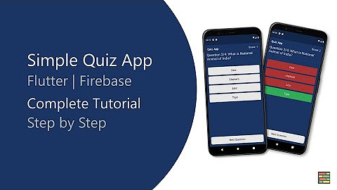 Build A Simple Quiz App | Flutter | Firebase - YouTube