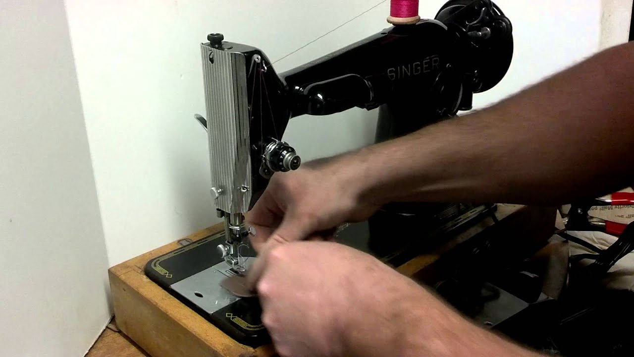 Serviced Strong Vintage 1953 Singer 201 Sewing Machine AL385831 - YouTube
