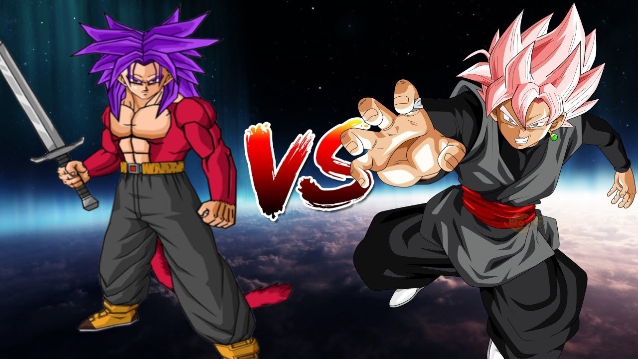 TRUNKS SUPER SAIYAN 4 VS ROSE GOKU BLACK - DRAGON BALL XENOVERSE 2 ...