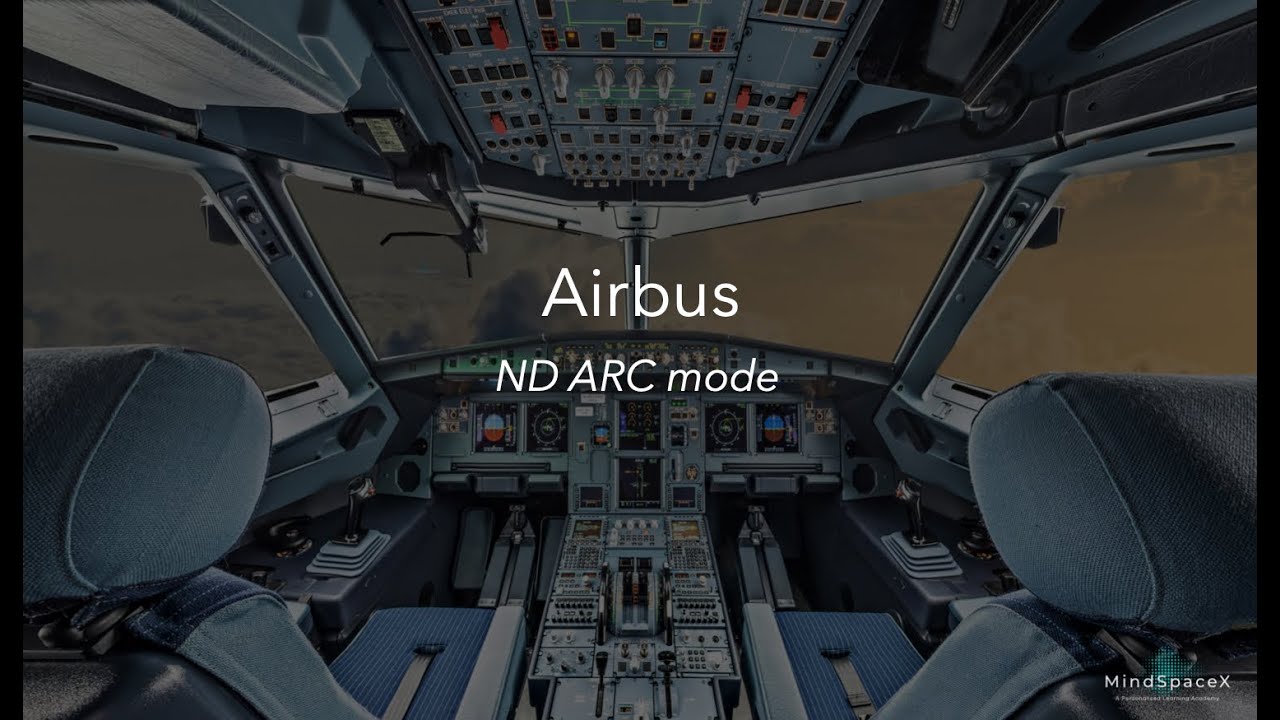 A320 Navigational Display (ND) - ARC mode - YouTube