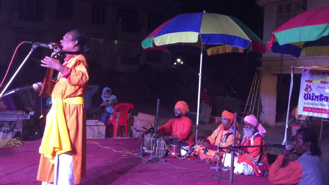 Basudeb Das Baul Sings in Kolkata India - YouTube
