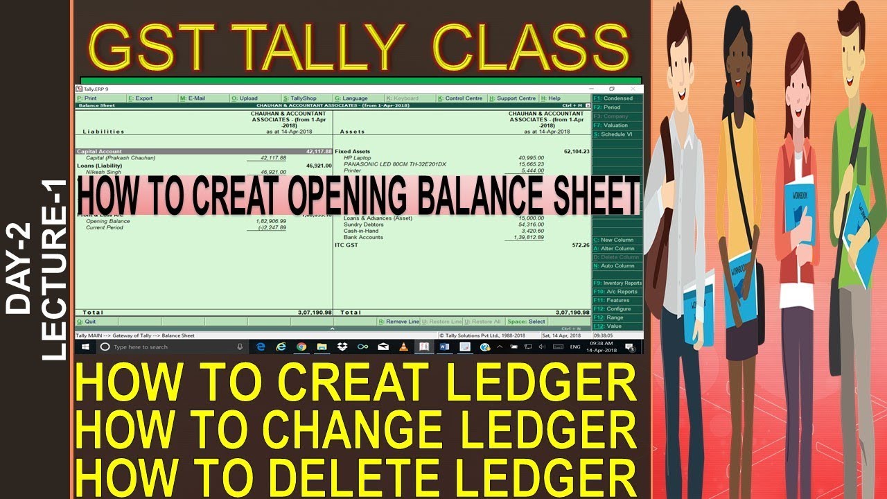 TALLY-GST||FINAL ACCOUNTS | Balance Sheet ||Create Ledger Account - YouTube