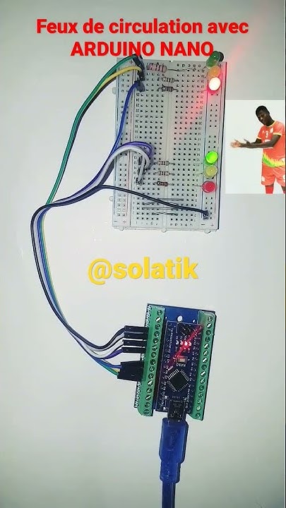 gérer des feux de circulation avec ARDUINO NANO #electronic #arduino ...