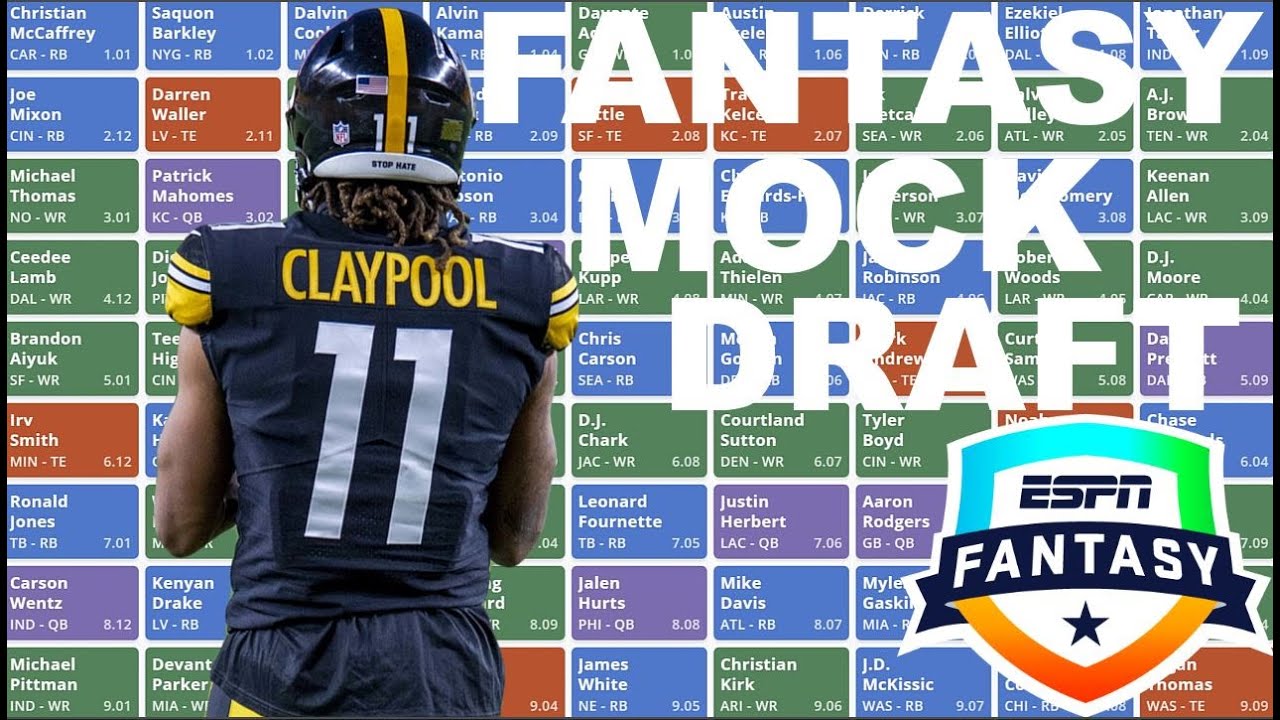 2021 Fantasy Football Mock Draft | 12-Team PPR - 1st Pick - YouTube