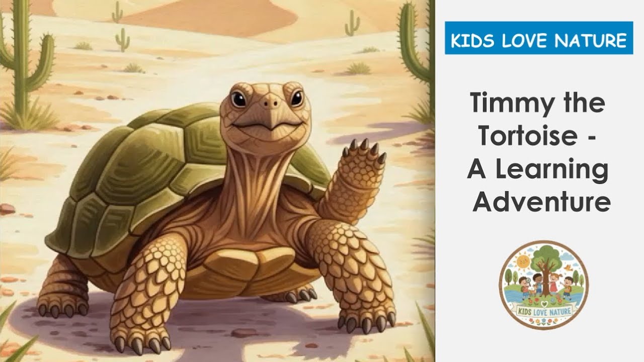 Timmy the Tortoise! Learn All About Tortoises for Kids (Habitat, Diet ...