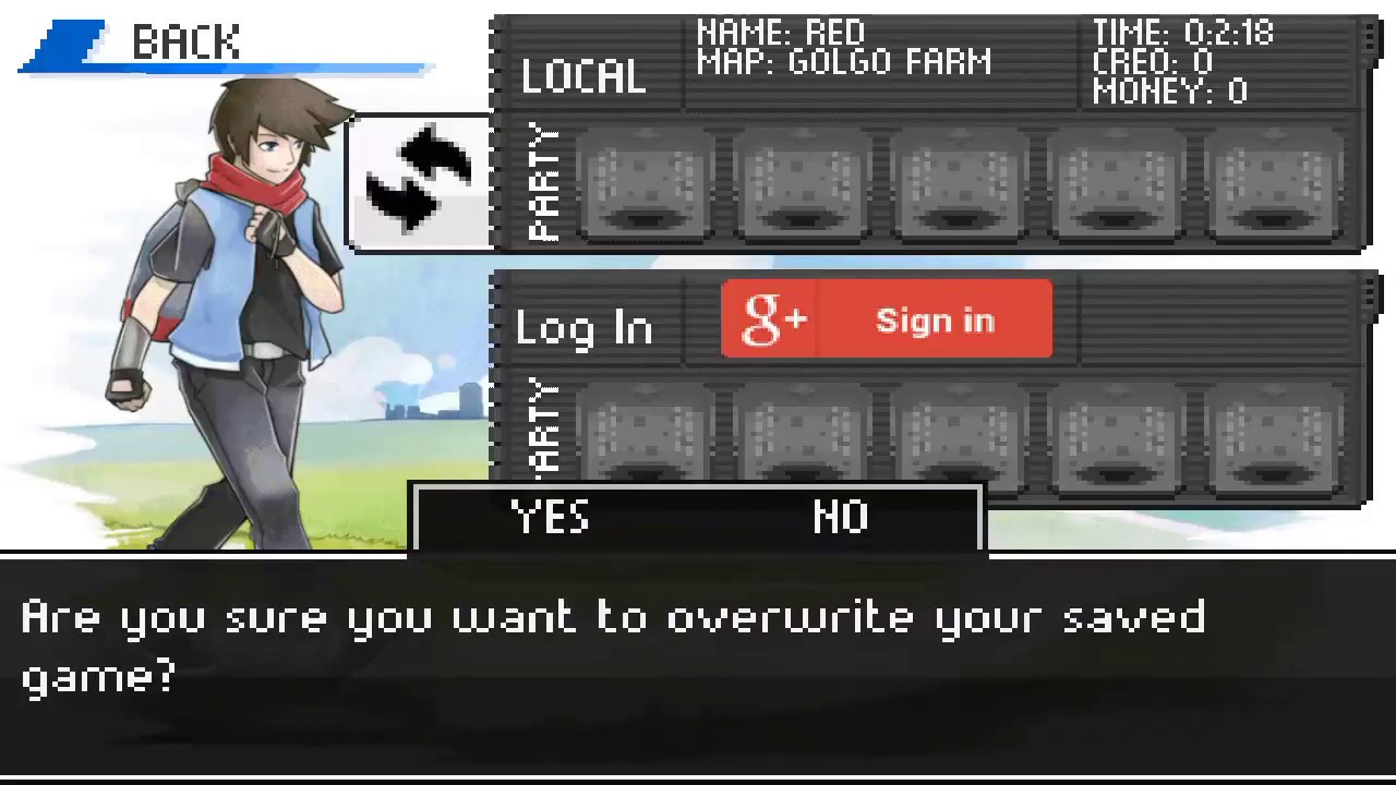 Choosing starter , EvoCreo EP-00 . walkthrough - YouTube