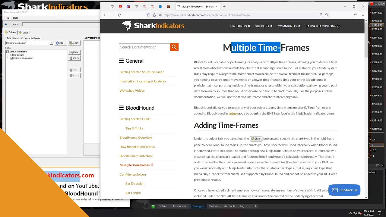 BloodHound - Adding Secondary Instrument/Timeframes & How Nodes Work ...