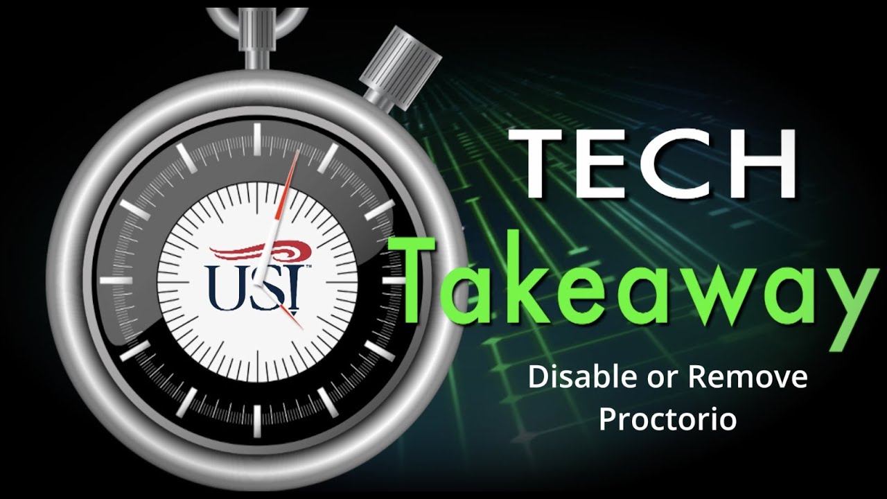 How to Disable or Remove Proctorio from a Course - YouTube