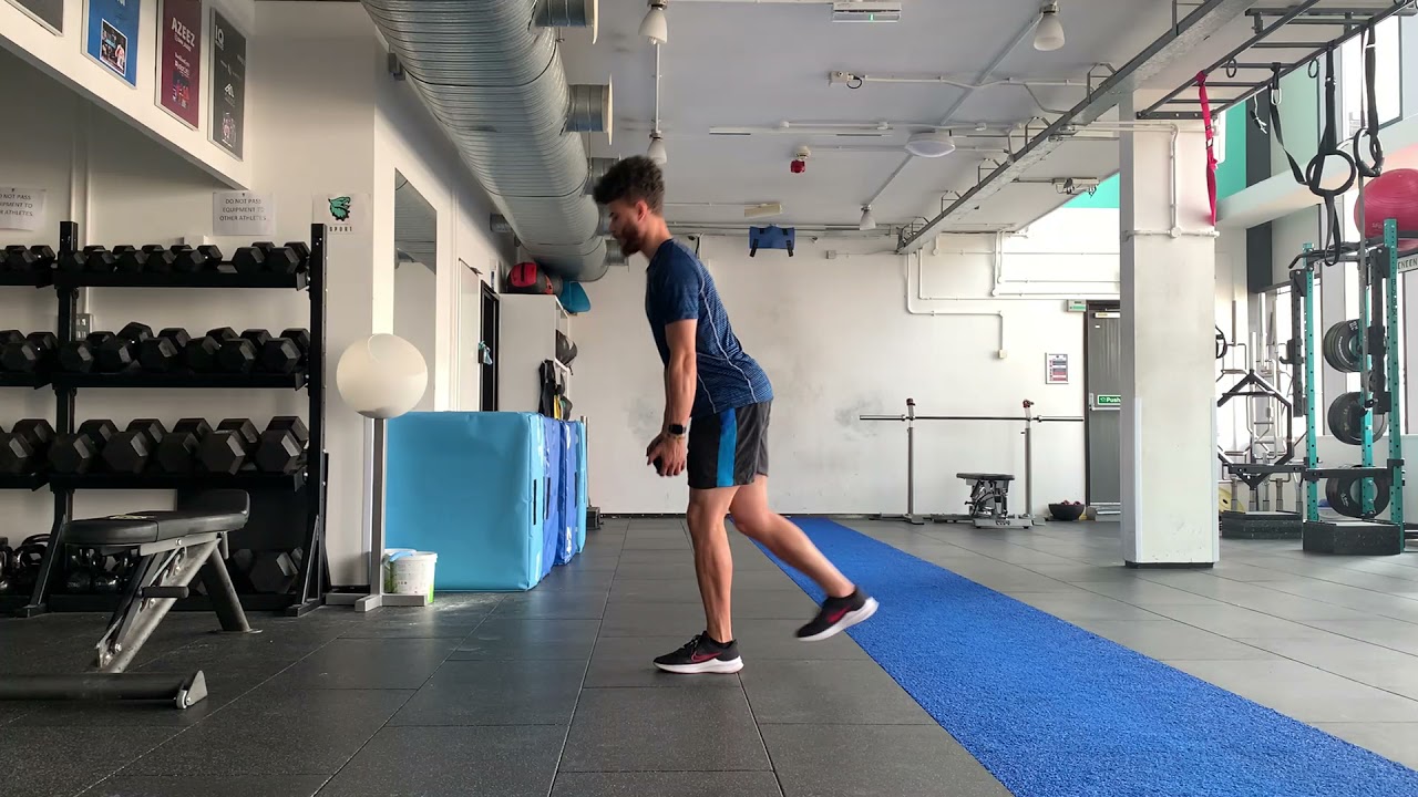 Single Leg RDL Drop Catch - YouTube