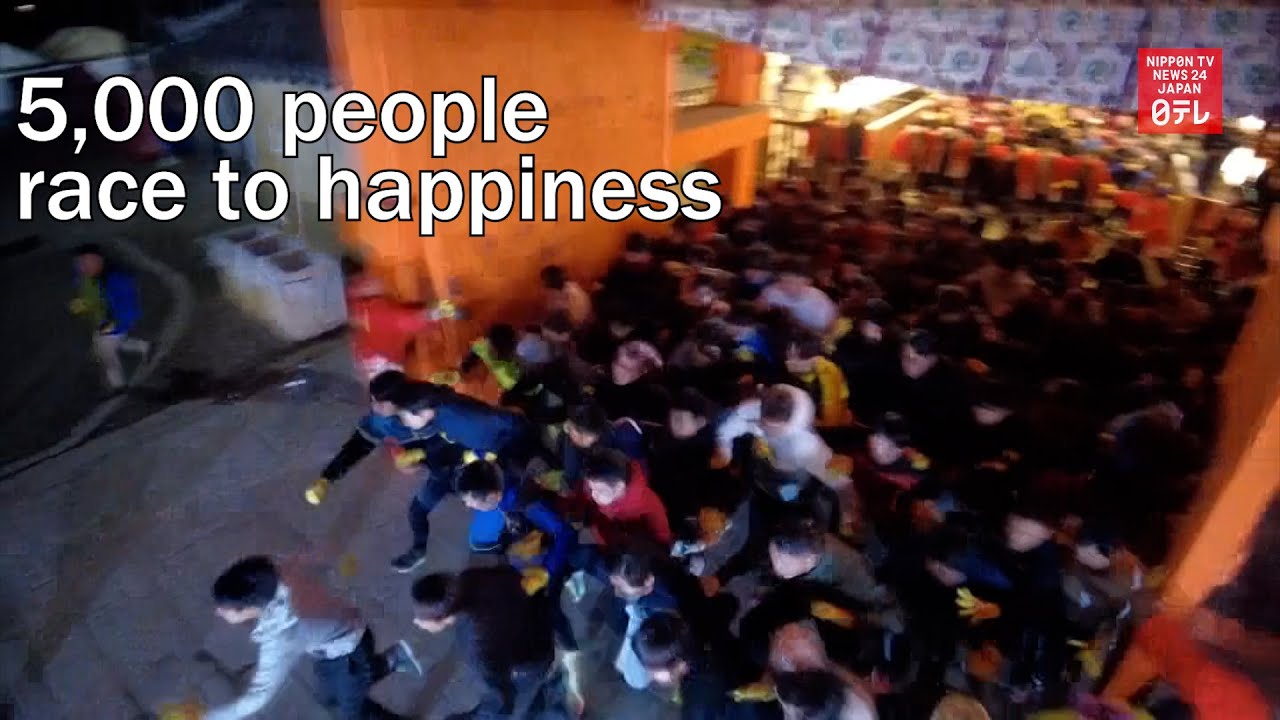 5,000 people race to happiness - YouTube