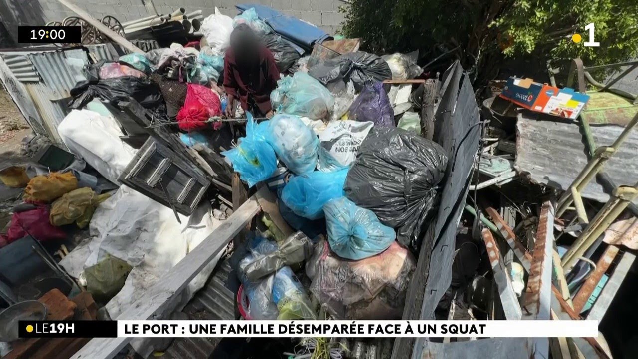 Au Port, le squat insalubre d'un miséreux désespère les riverains - YouTube