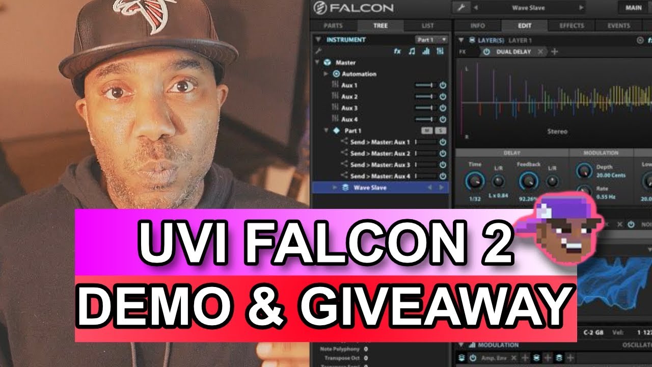 UVI Falcon 2 Free Giveaway and VST/AU Plugin Overview - YouTube