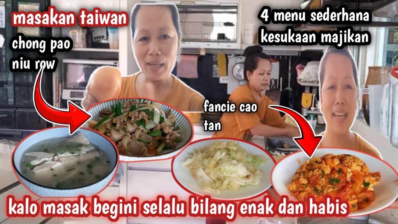 cara tkw memuaskan hati bosnya⁉️masak menu kesukaan dia //chong pao niu ...