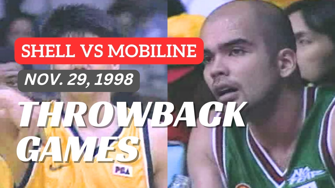 SHELL vs MOBILINE | 1998 Gov's Cup Finals | Game 3 | PBA Throwback ...
