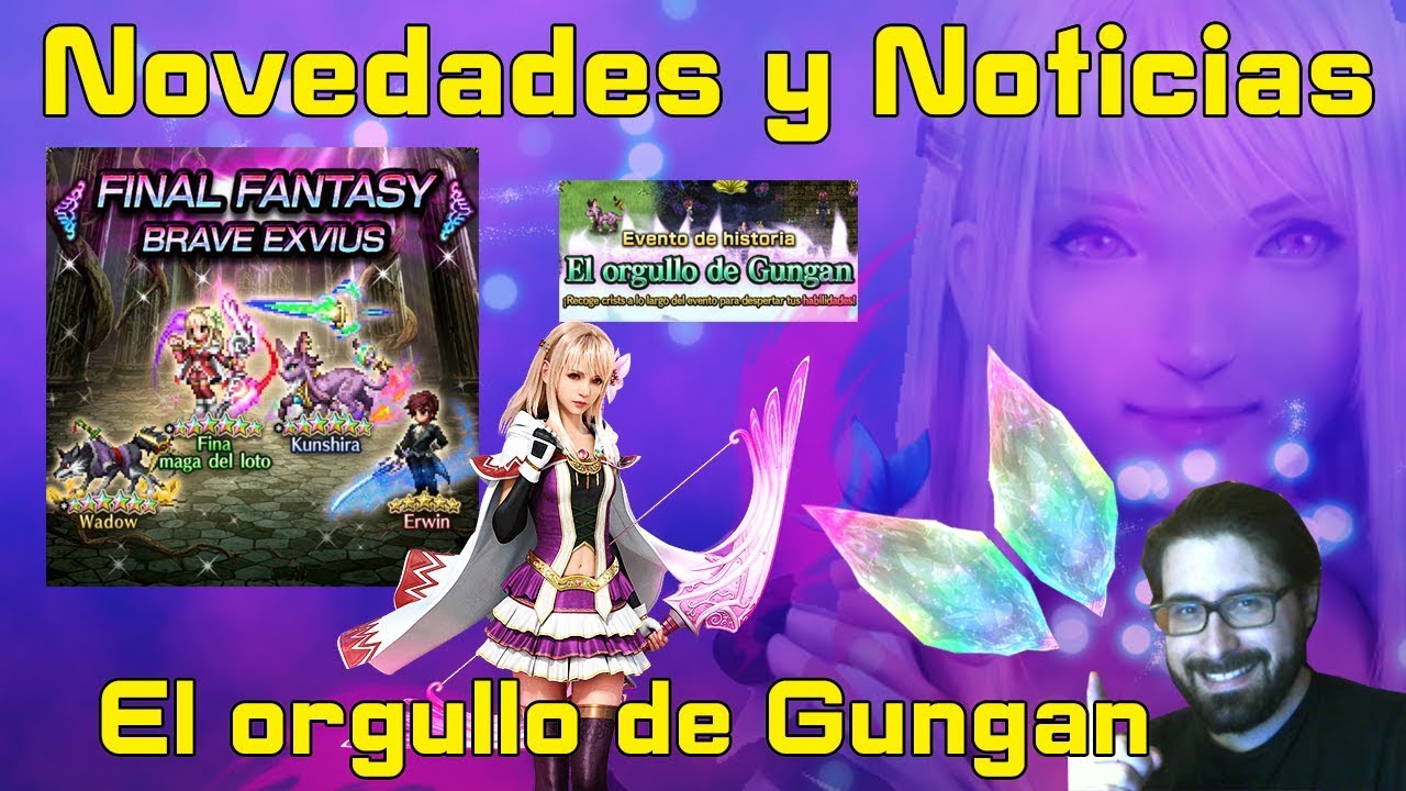 Final fantasy brave exvius:Novedades y Noticias / LLEGA CG FINA - YouTube