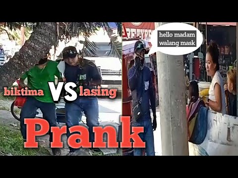 #lasing prank and huli no mask prank hahaha - YouTube
