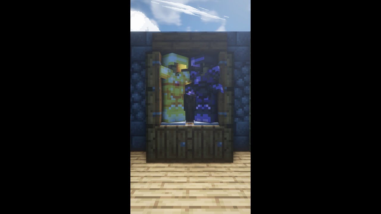 How to Make an Armor Wardrobe in Minecraft | #Shorts - YouTube