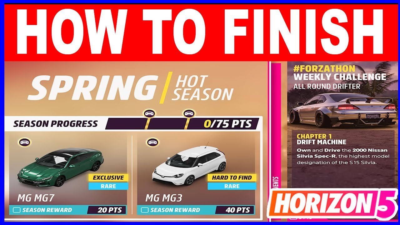 Forza Horizon 5 How to Finish Festival Playlist Spring Season Series 30 ...