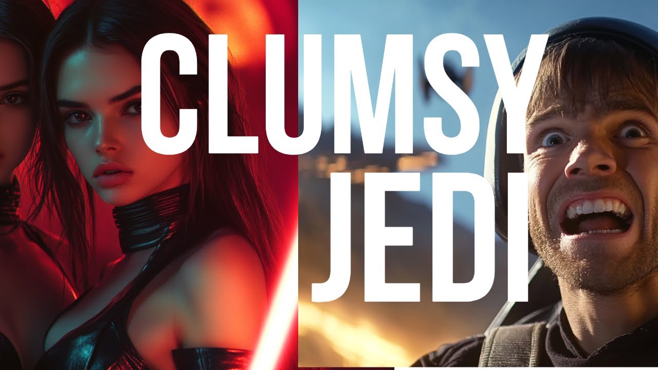 Star Wars: The Clumsy Jedi (AI Trailer) - YouTube