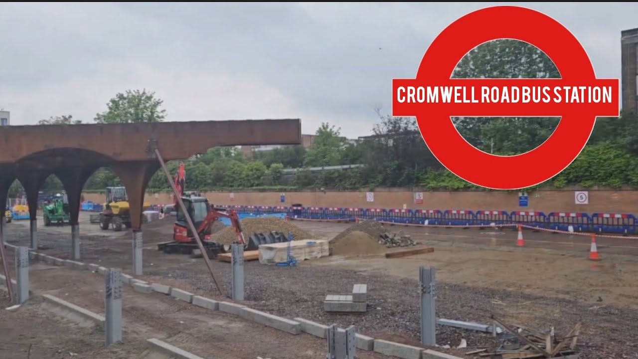 10TH EPISODE! Cromwell Road Bus Station Construction Update - YouTube