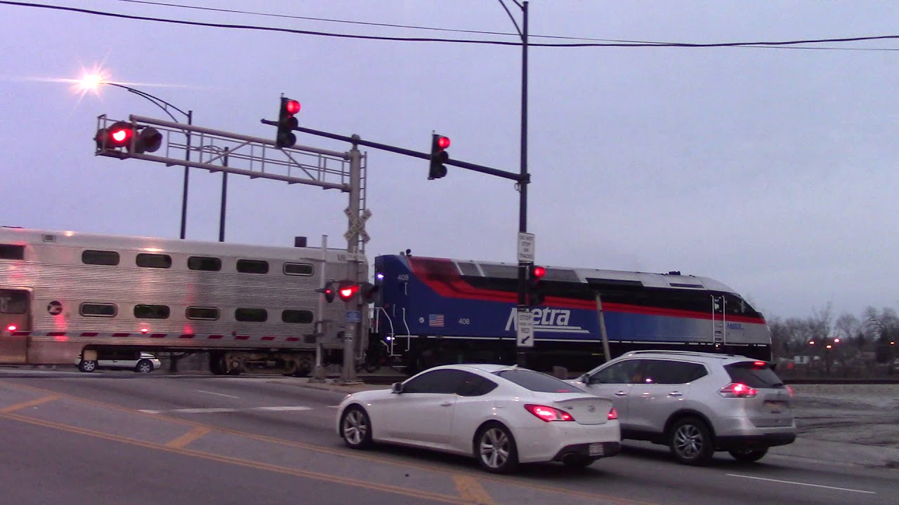 Metra 408 South Chicago, IL 3/12/19 - YouTube