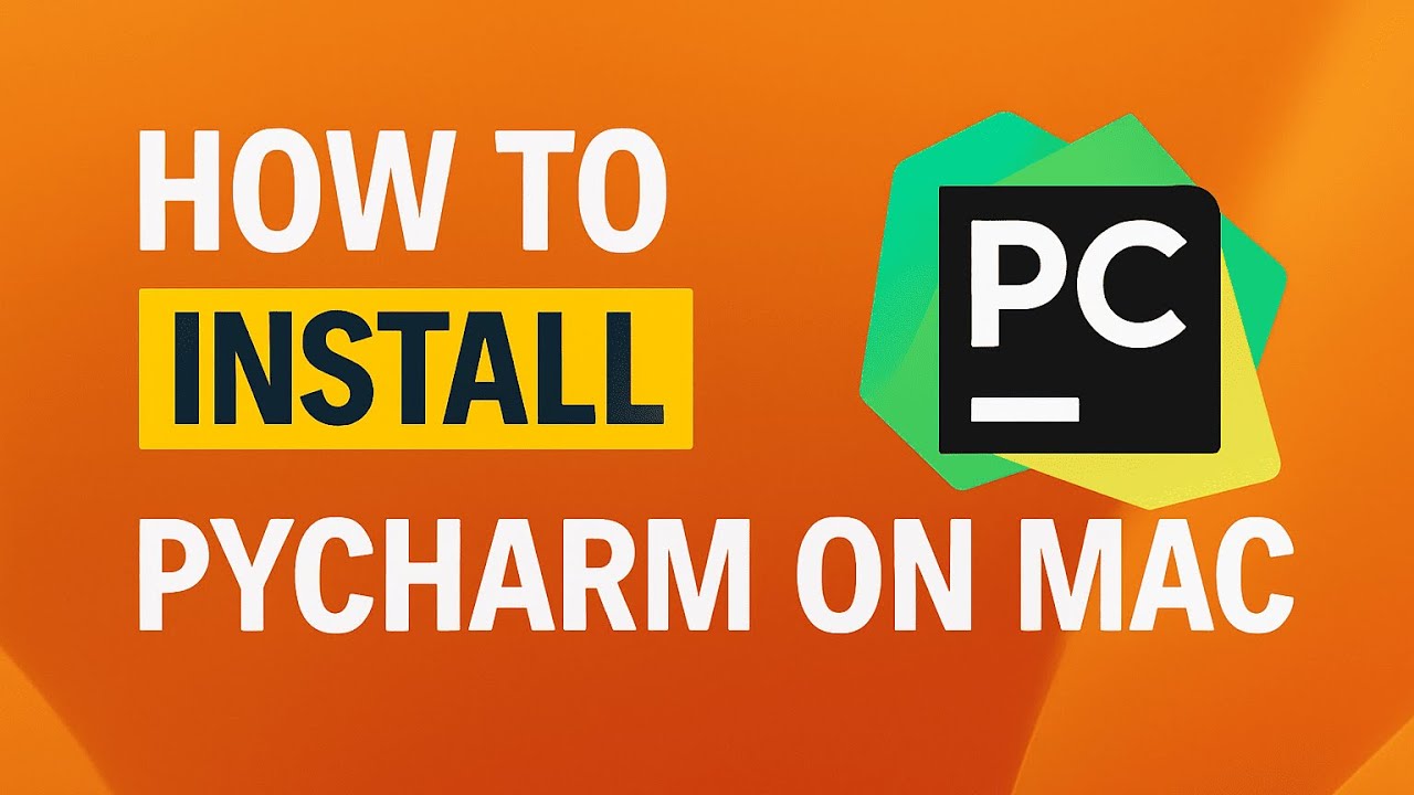 How To Install PyCharm on Mac (M1, M2, M3, M4) - YouTube