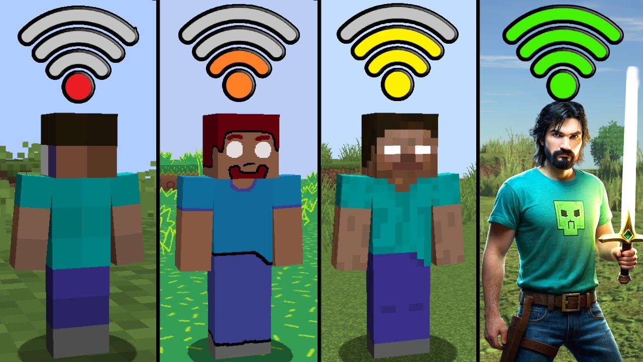 minecraft with different Wi-Fi be like - YouTube
