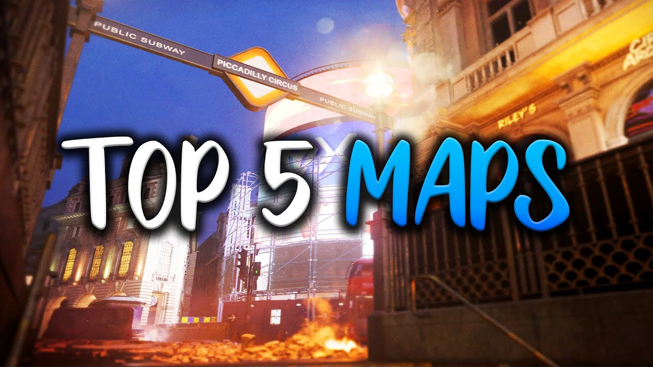 Top 5 BEST Call of Duty Multiplayer Maps Ranked! - YouTube