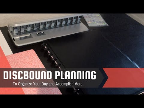 Using the TUL Discbound Planning System with Printable Planners - YouTube