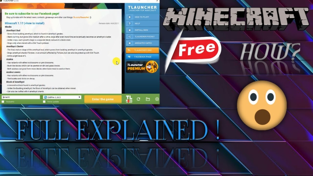 How to Download Minecraft for free| SG2 ADI | Tlauncher | - YouTube
