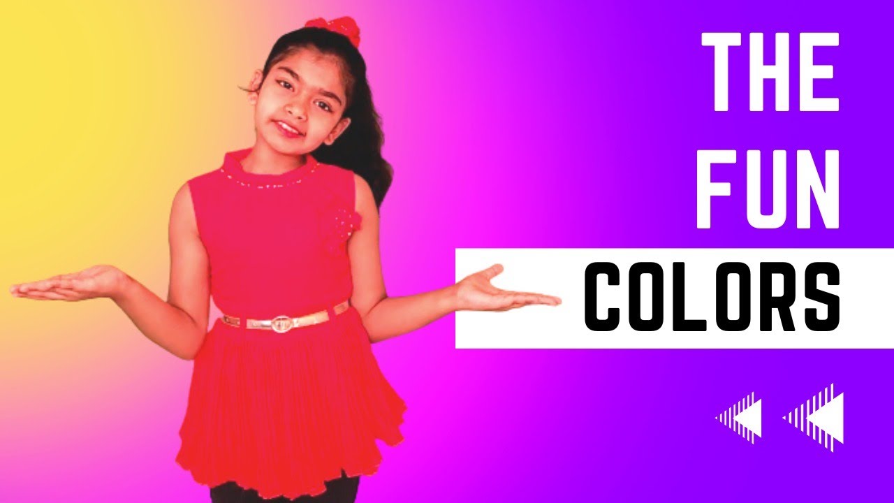 The Fun Colors | Red Red Red Touch Your Head | let's learn the colors ...