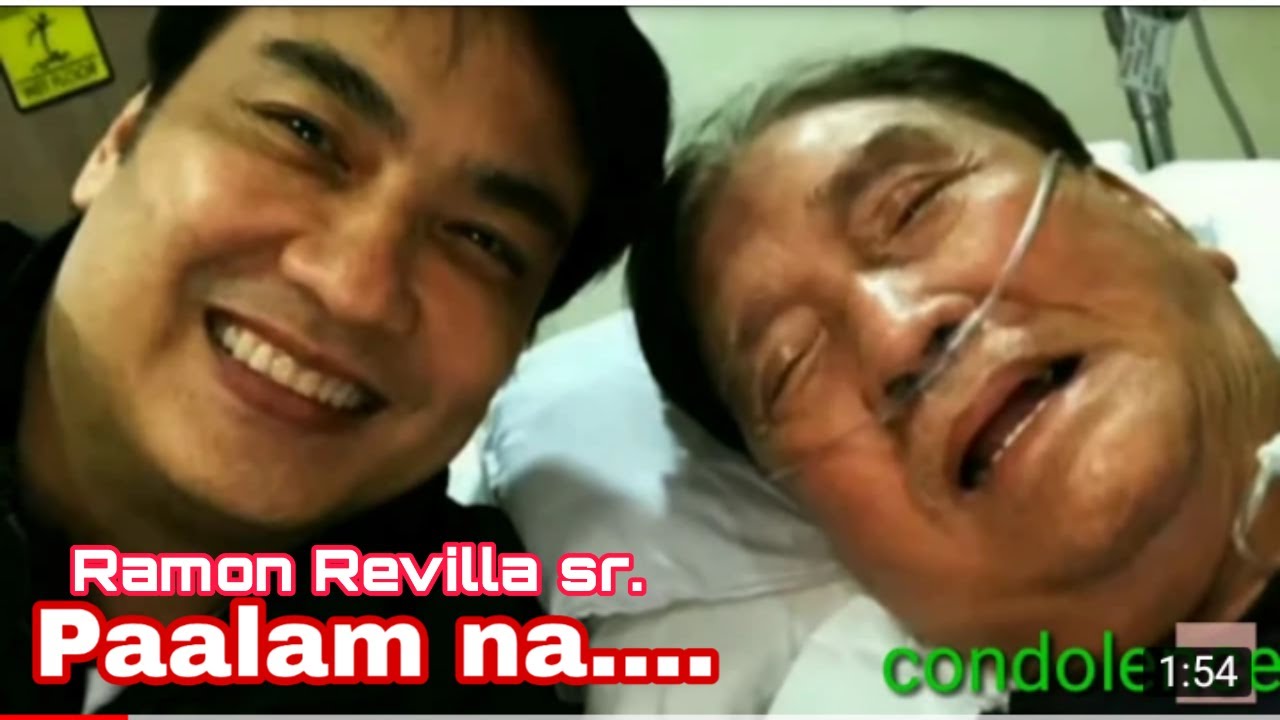 Ramon Revilla Sr. Pumanaw na ayon sa kanyang anak na si senator Bong ...