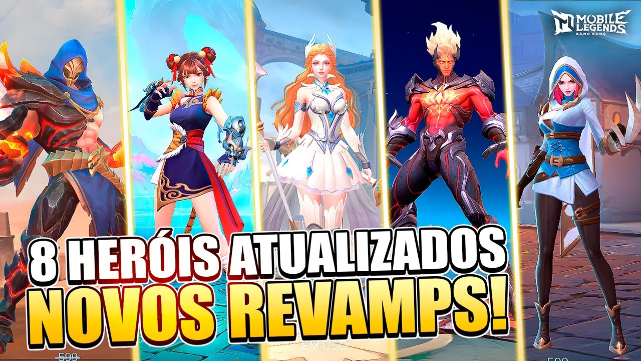 𝗕𝗢𝗠𝗕𝗔!! 𝗠𝗢𝗢𝗡𝗧𝗢𝗡 𝗗𝗘𝗨 𝗥𝗘𝗩𝗔𝗠𝗣 𝗘𝗠 𝟴 𝗛𝗘𝗥𝗢́𝗜𝗦! VISUAL E HABILIDADES! MOBILE ...