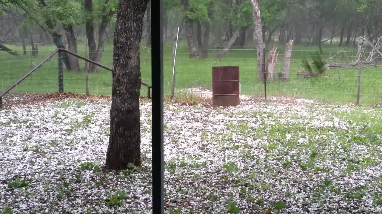Hail outside Stephenville, TX on 4/26/15 - YouTube