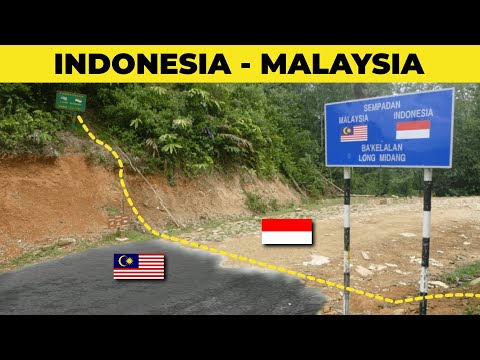 BIKIN IRI!! BEGINI KONDISI PERBATASAN INDONESIA DAN MALAYSIA!! KOK GINI AMAT YA?!