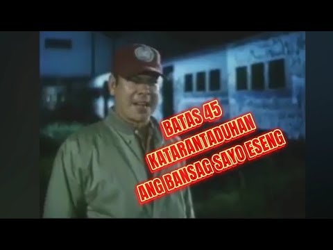 FPJ HARI NG AKSYON SCENE || BATAS 45 KATARANTADUHAN ANG BANSAG SAYO ...
